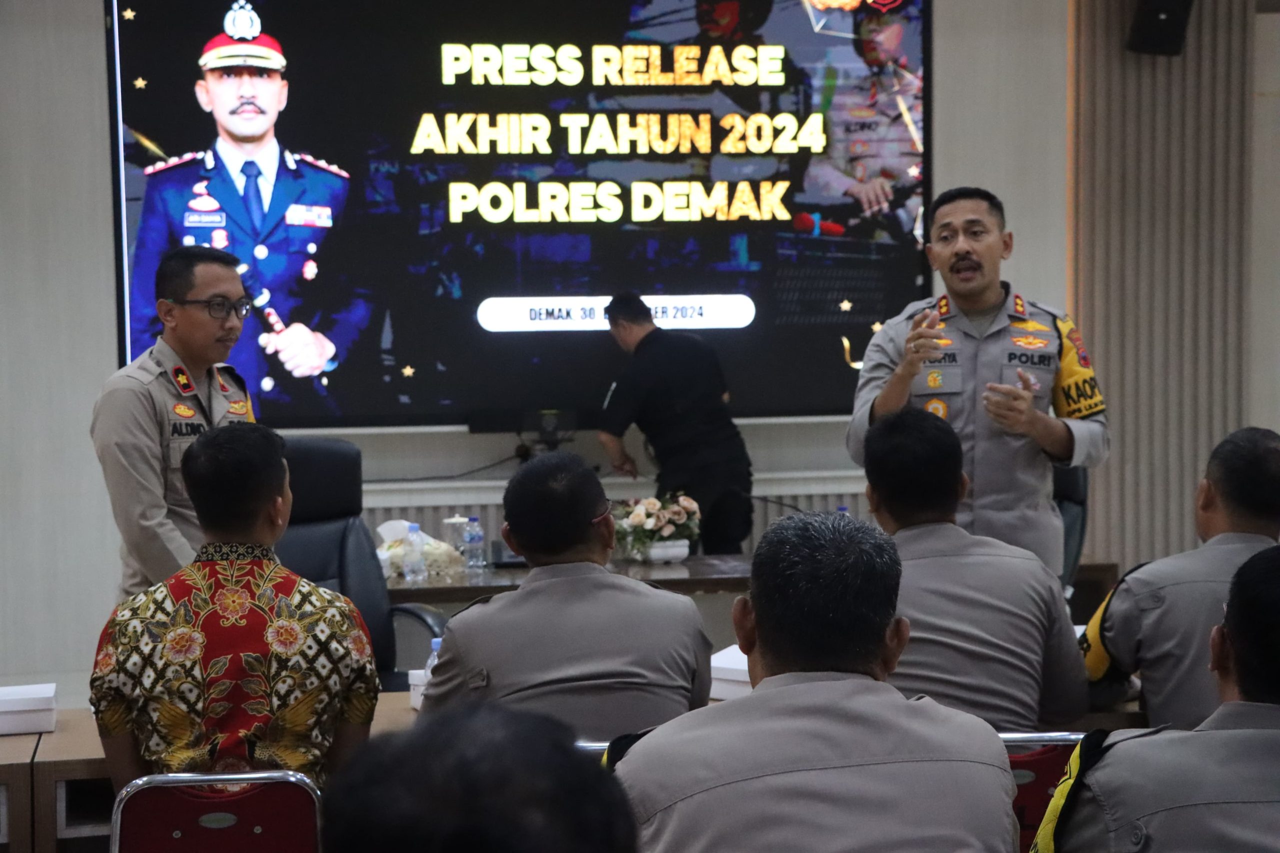 Polres Demak Gelar Rilis Akhir Tahun 2024, Kriminalitas Turun 28% – HUKUM & KRIMINAL